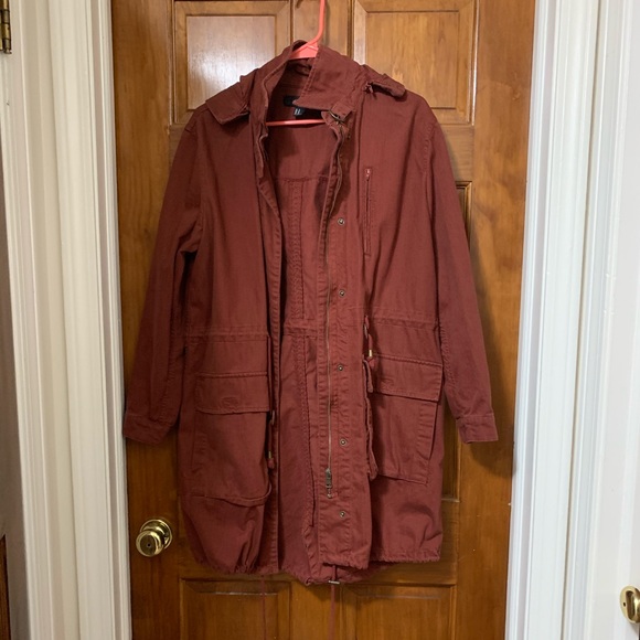 Jackets & Coats | Forever 21 Rust Orange Jacket | Poshmark